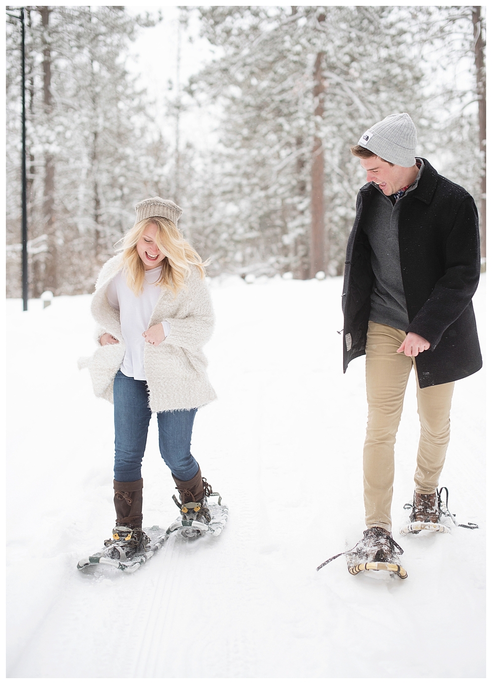Winter Engagement Adventure in Northern Minnesota • Xsperience Photography