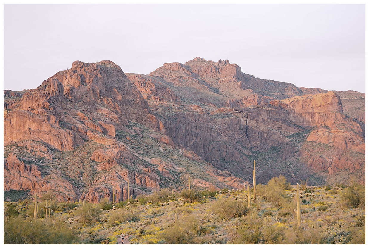 A Desert Engagement Session In The Superstition Mountains of Arizona ...