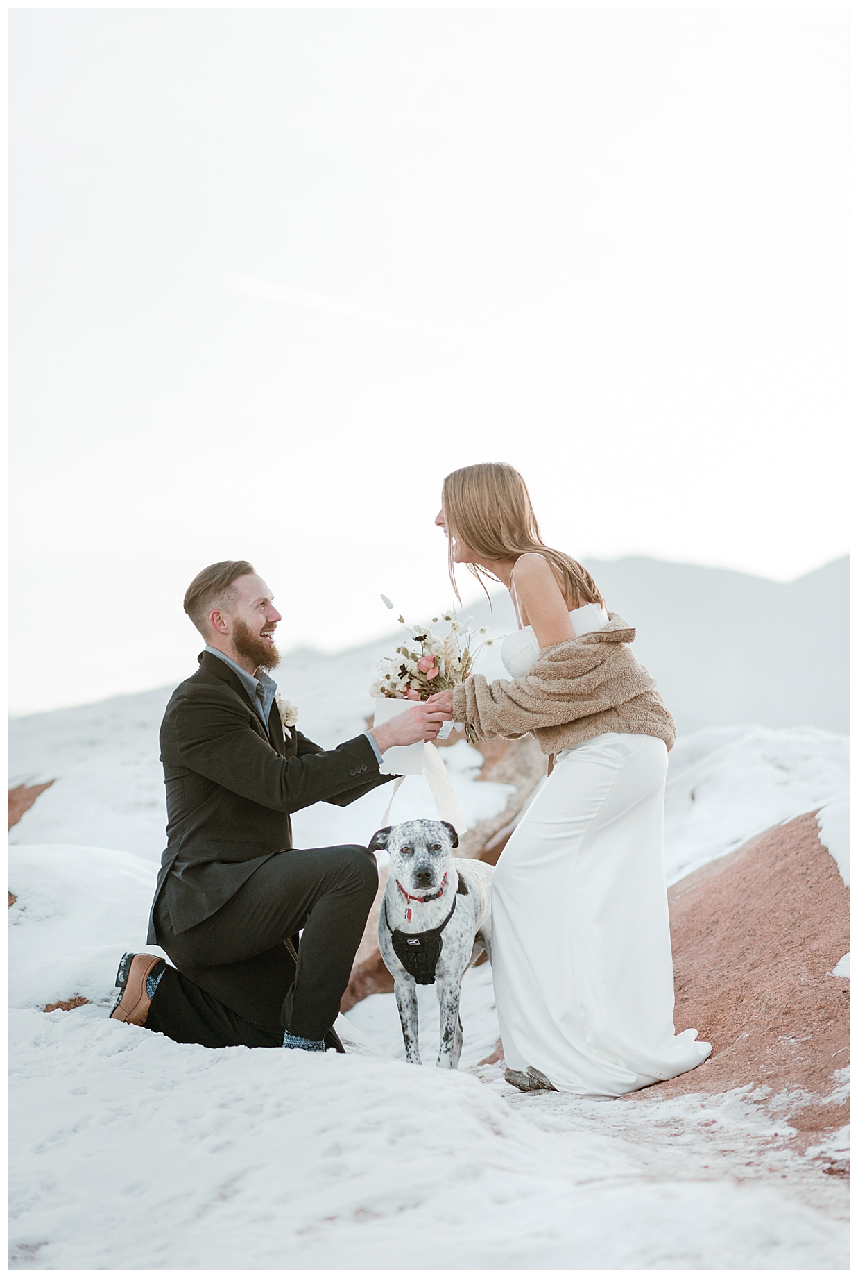 A Garden Of The Gods Bridal Shoot Turns Into A Real Proposal ...